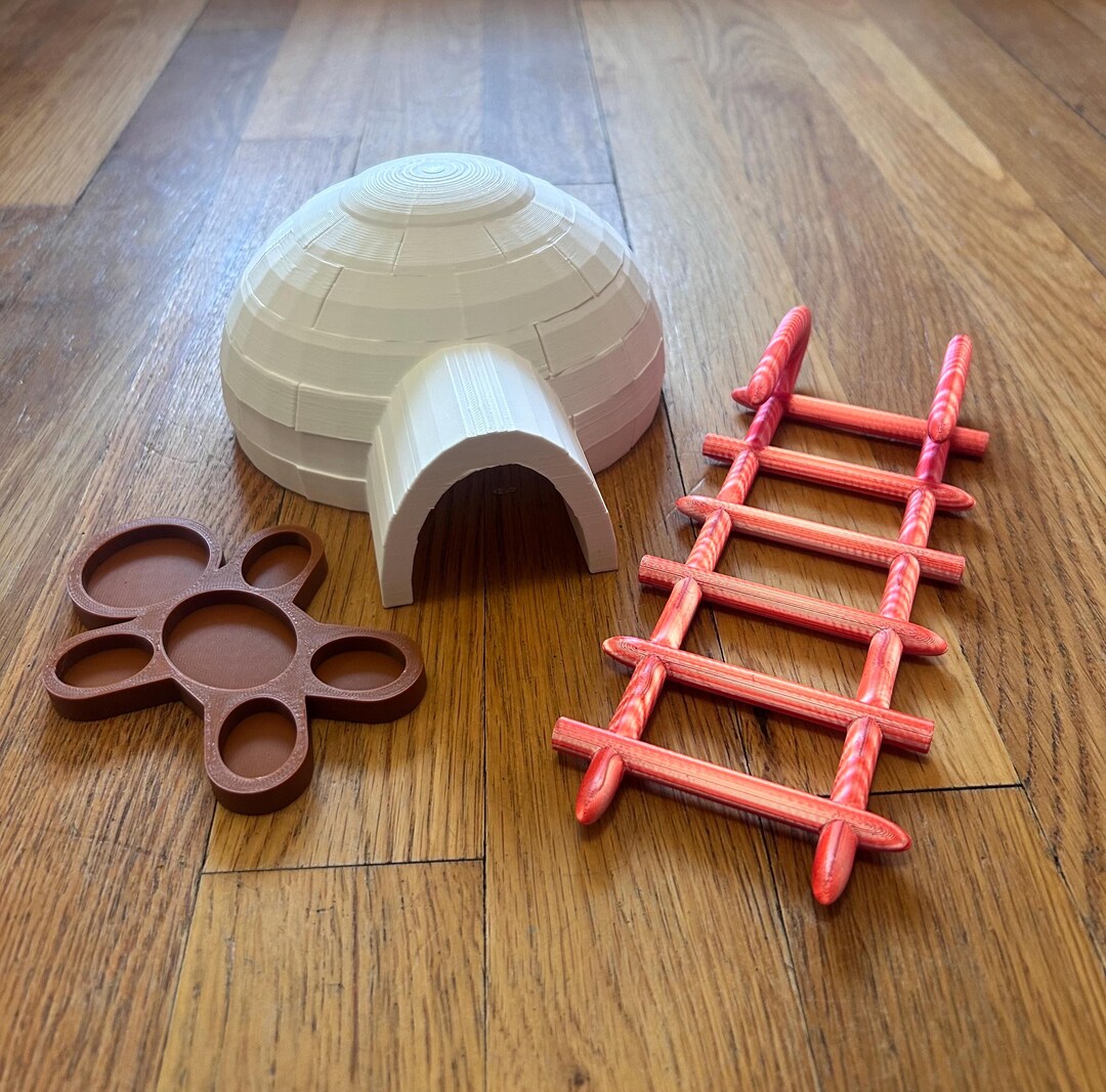 Winter Hermit Crab Bundle: Candy Cane Ladder, Gingerbread Man Dish ...