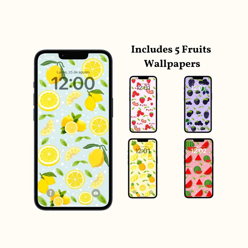Fruit Wallpaper - Etsy