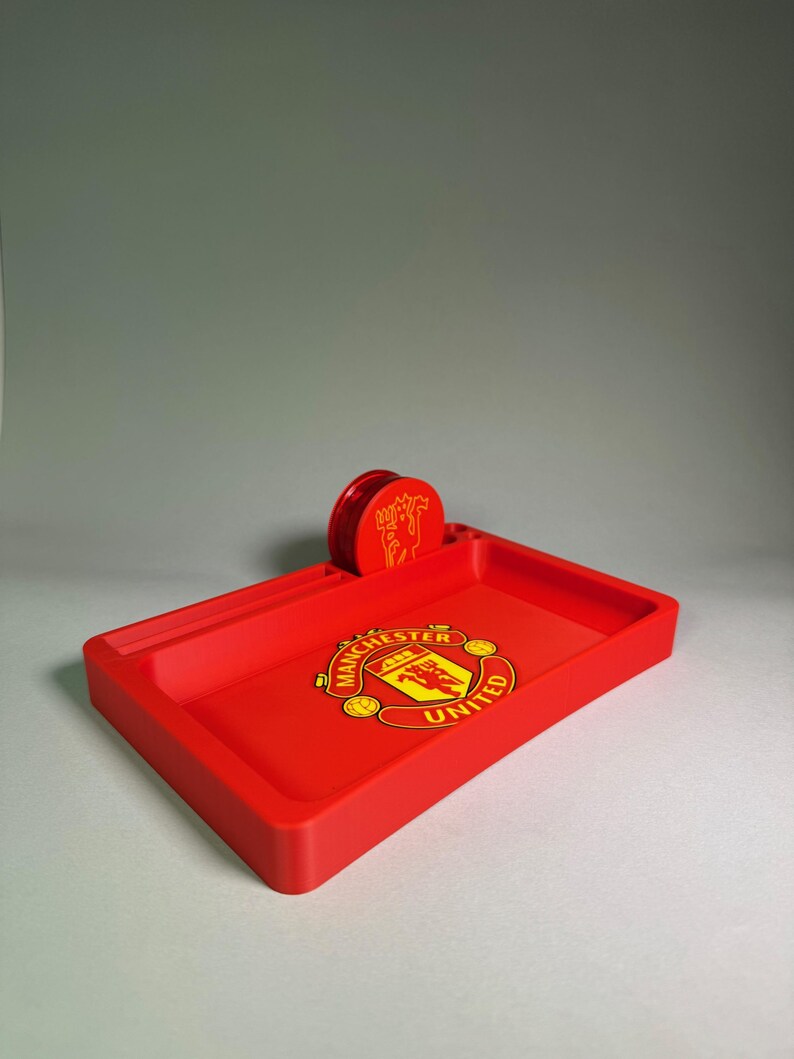 Manchester United Decorative Tray – 3D Printed Organizer, Unique ...