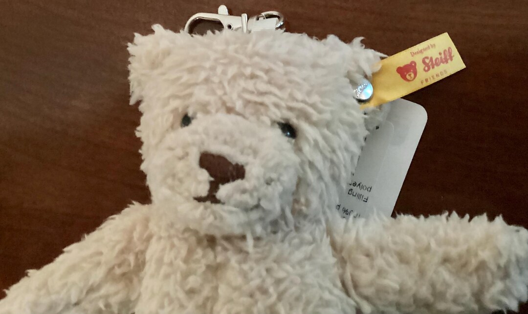 Steiff 5” Teddy Bear Key Chain NEW With COA - Etsy
