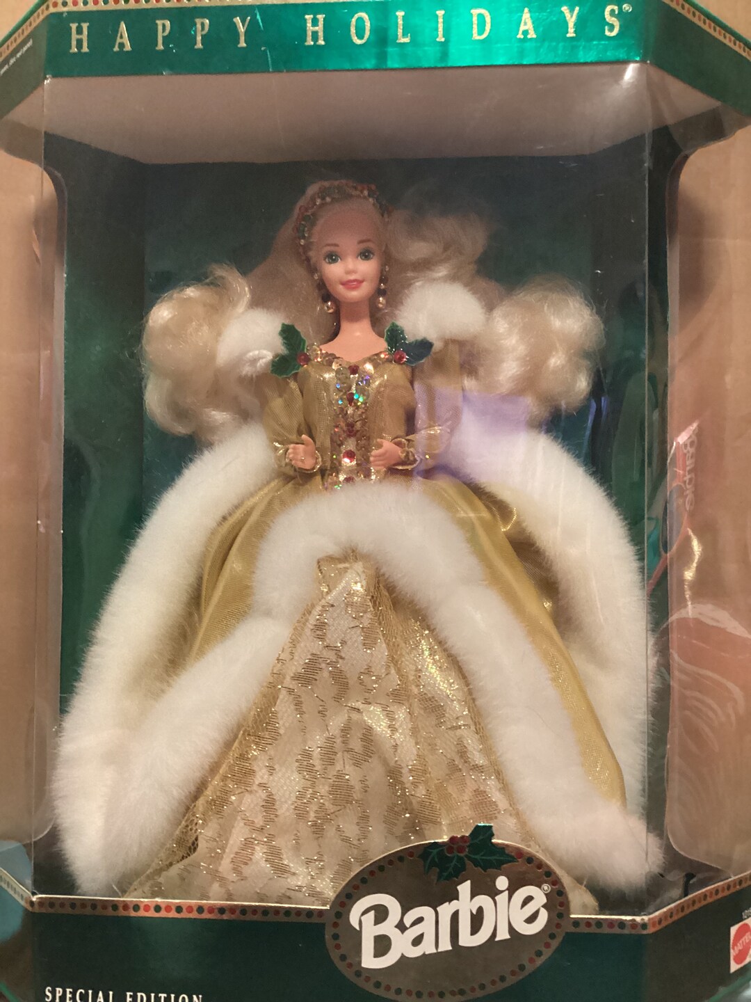Barbie Doll – Gold Lemay Gown, Mint in Box 1994 Holiday Barbie - Etsy
