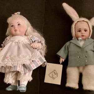3 Doll Set Maree Massey Australian Artist Miniature 5.5 Alice in ...