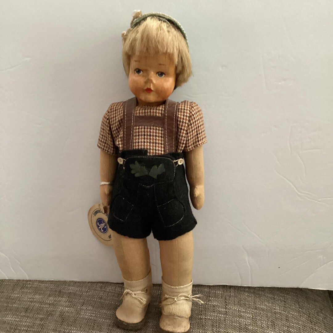 Hildegard Krahmer German Boy Doll, Tyrolean Costume, 12" - Etsy