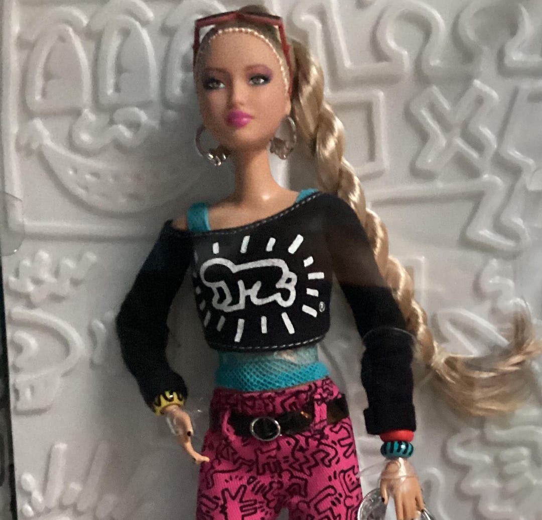 Barbie Designer Vintage Keith Haring Barbie Limited Edition Doll MIB ...