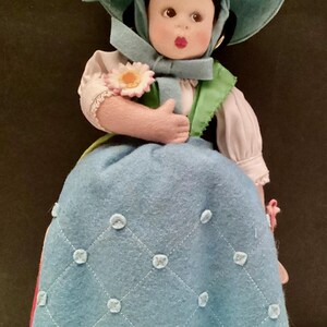 Antique All Original Lenci 9” Lady Silver Dot Lenci Tag Excellent ...