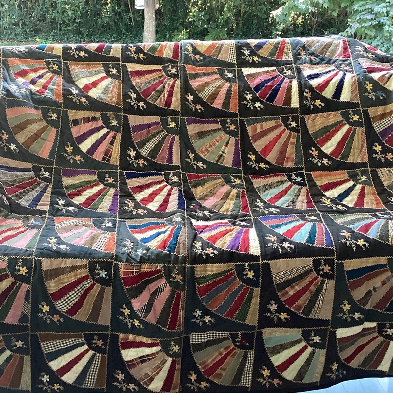 Vintage Fan Quilt - Etsy