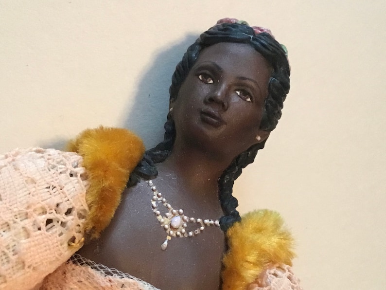 Sally Cutts Rare Black Artist Miniature Lady Exquisite - Etsy