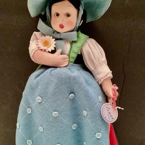 Antique All Original Lenci 9” Lady Silver Dot Lenci Tag Excellent ...