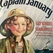 Vintage Shirley Temple Captain January Movie Poster - Etsy