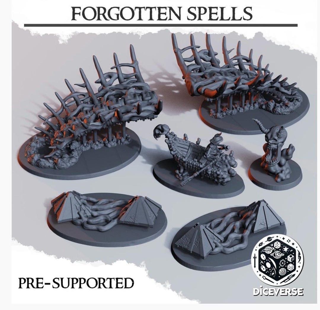 Forgotten Spells 28mm Tabletop Miniature - Etsy