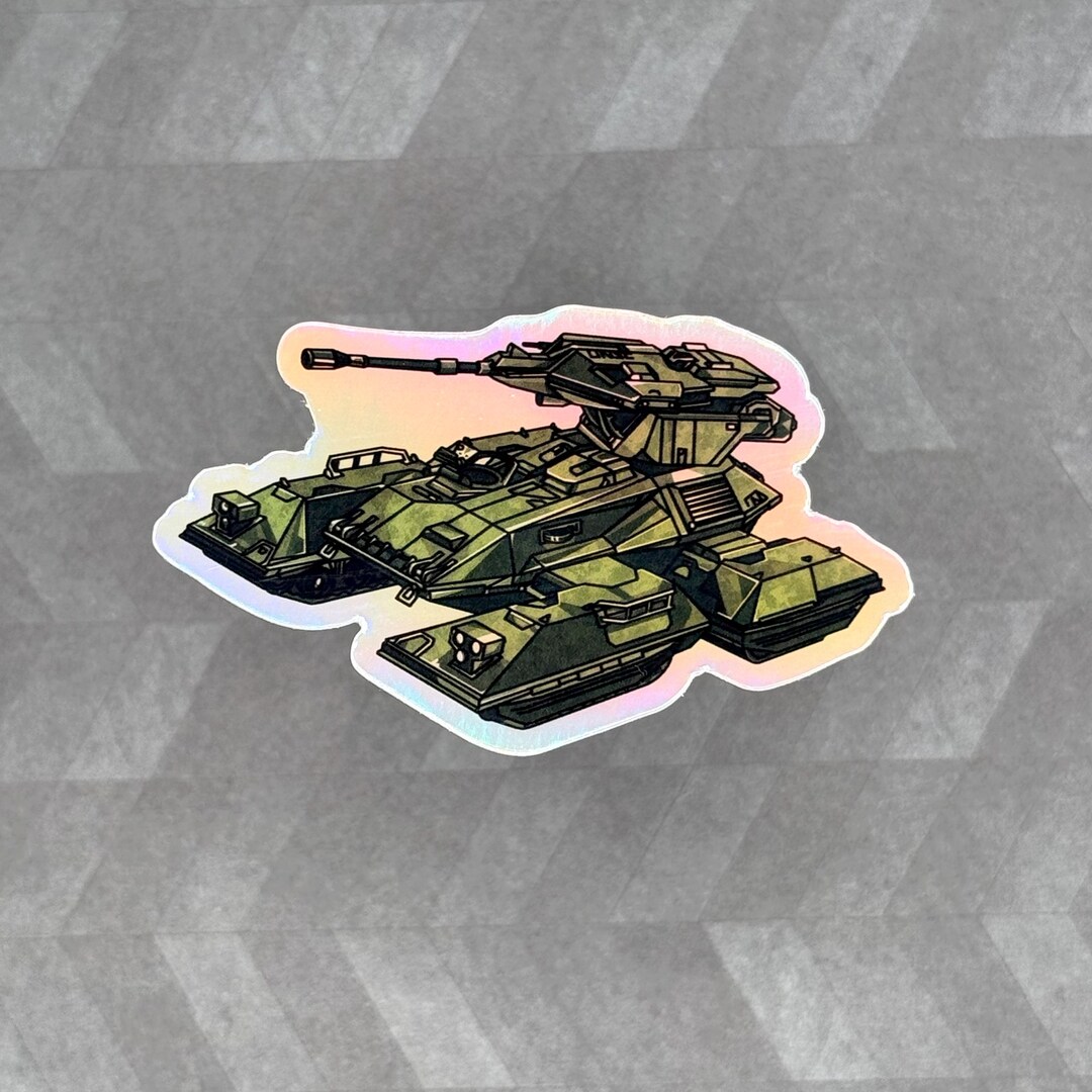 Halo Scorpion Tank Sticker - Etsy