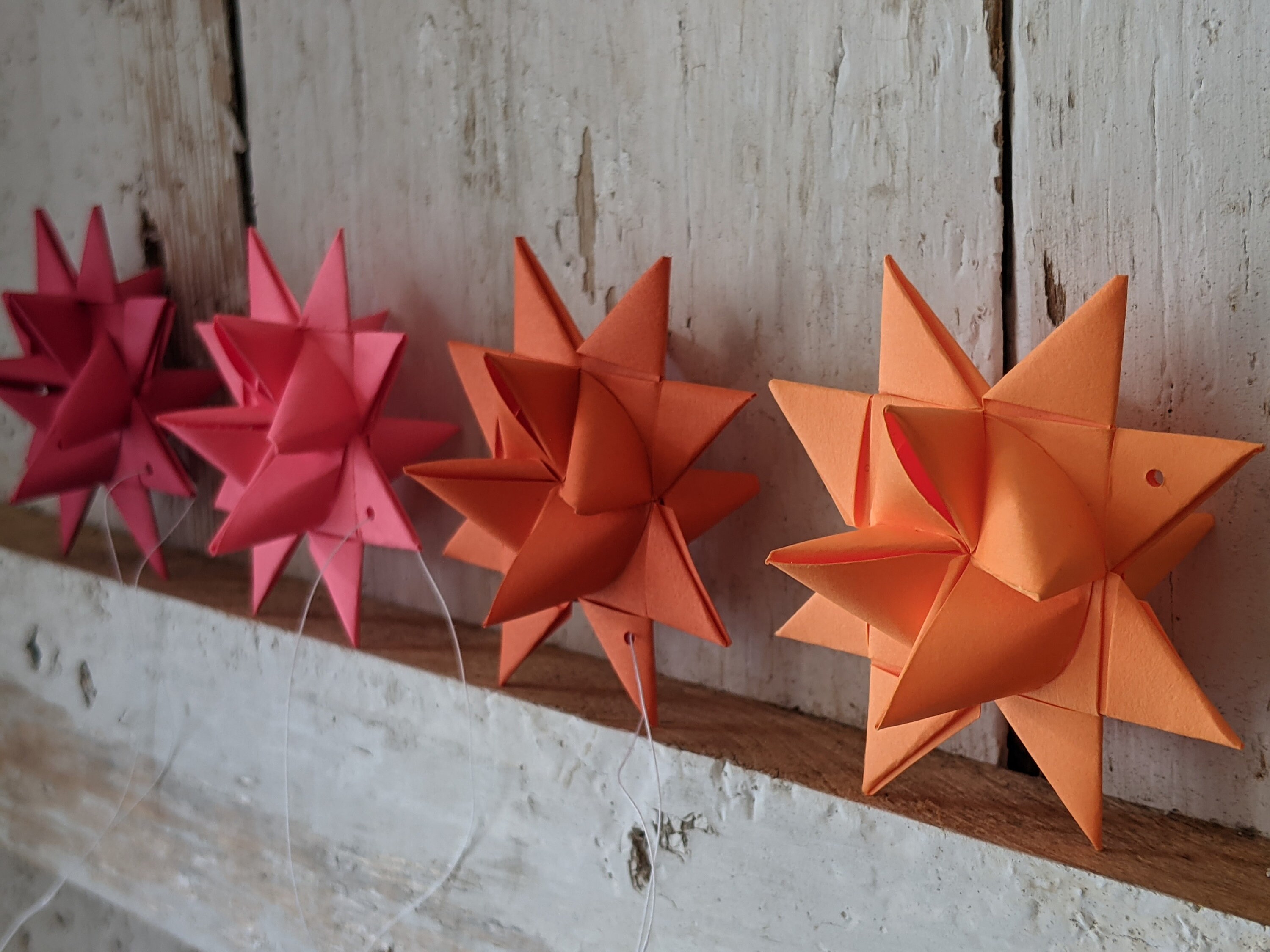 COLOR CHOICE Set of 20 German Paper Stars - Etsy