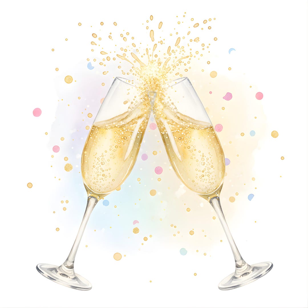Sektglas Clipart PNG - Sektgläser anstoßen, Sekt Feier Kunst, Sekt ...