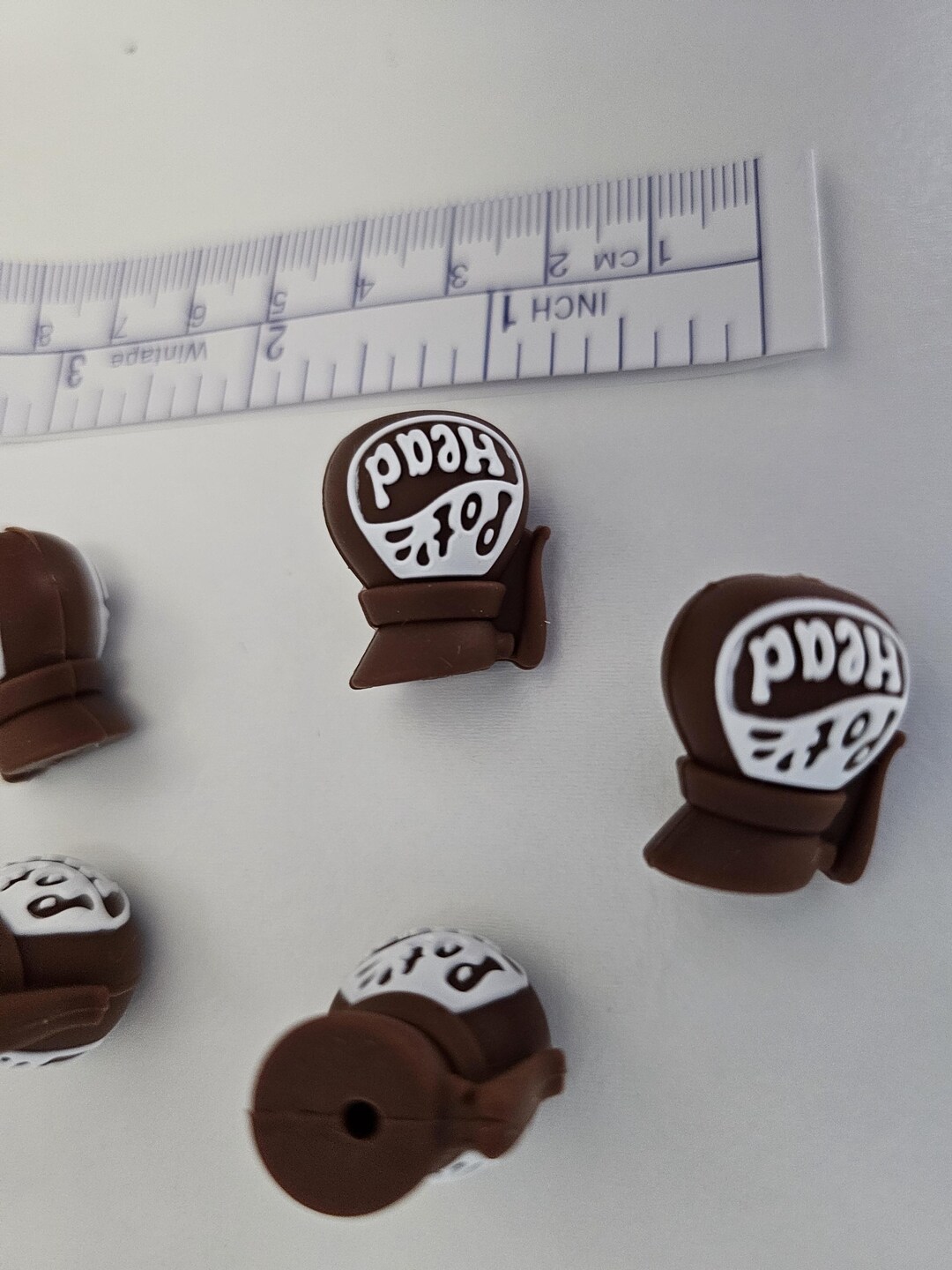 Silicone Beads Pot Head Coffee Pot Set of 5 for Crafts, Pens, Keychains ...