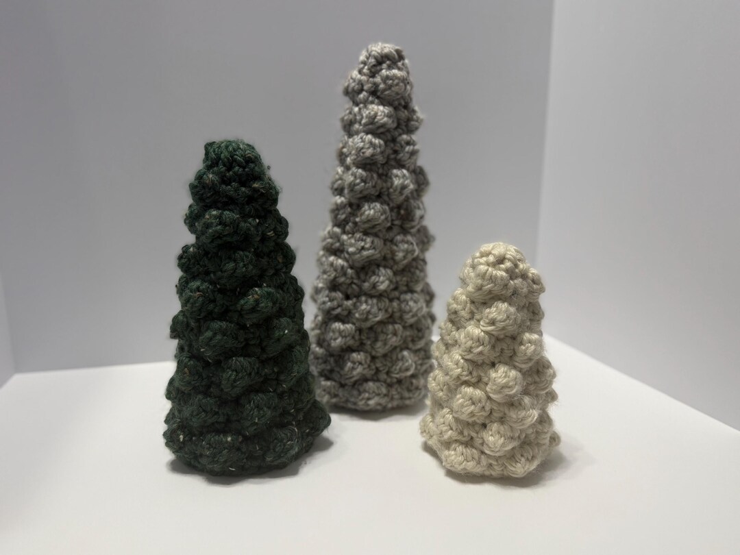 Handmade Crocheted Holiday Trees - Etsy