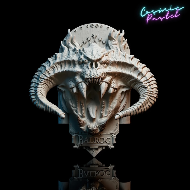 Balrog 3d Print Figure - Etsy