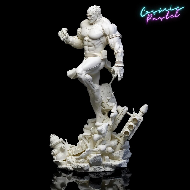 Conquest STL File + Bust | 1/6 Scale Superhero Statue for 3D Printing ...
