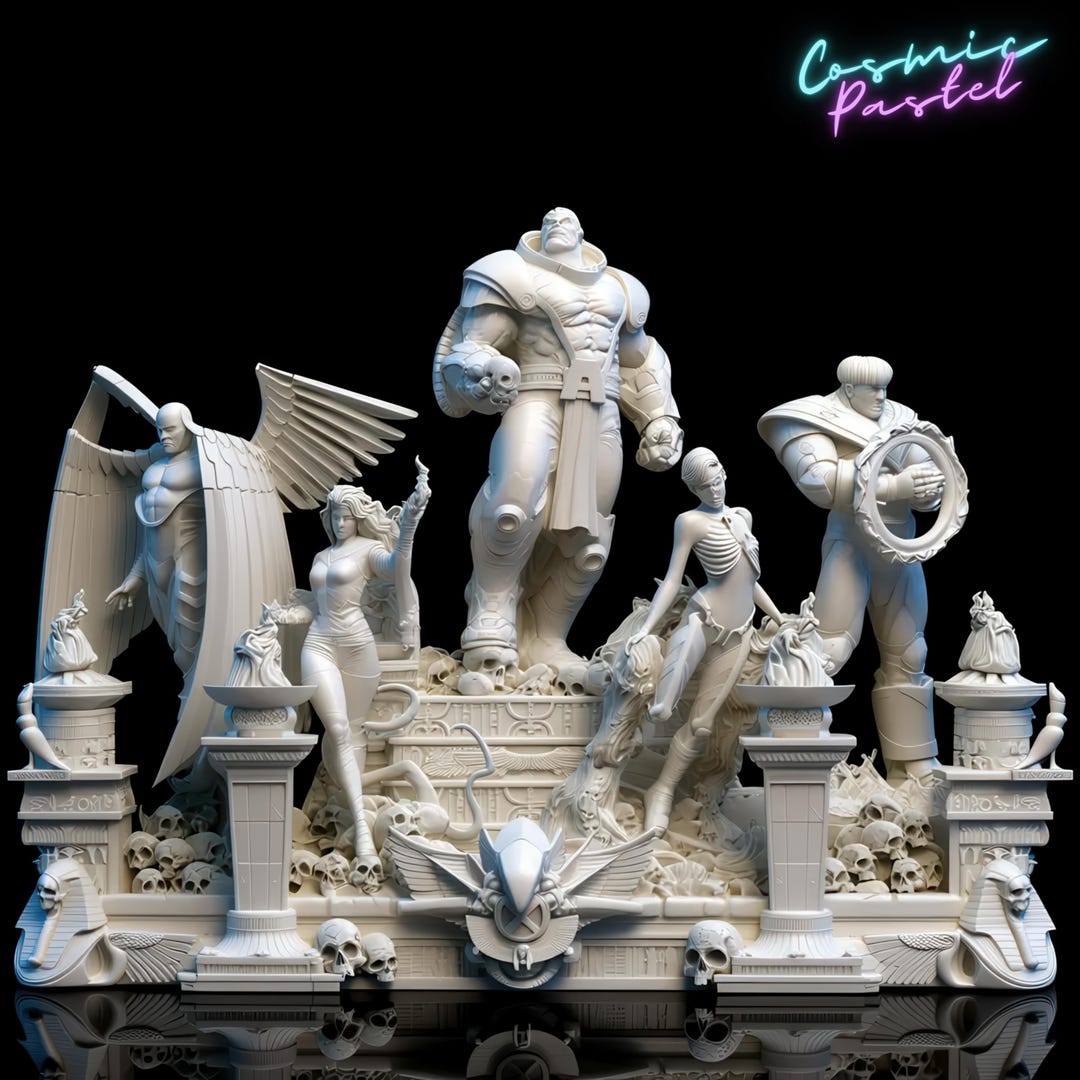 Diorama Apocalypsis STL | 3D Print Files | Apocalypse & Four Horsemen ...