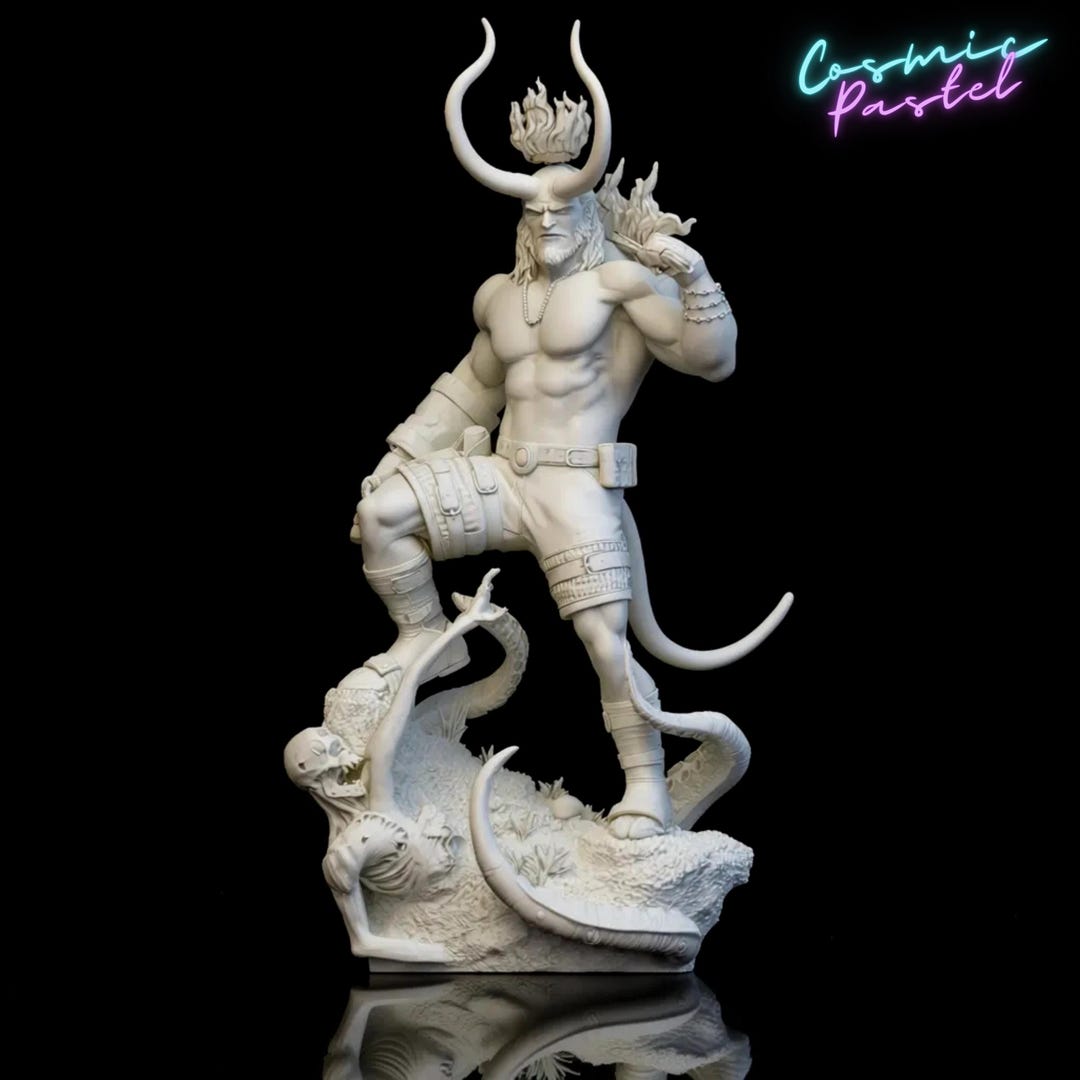 Hellboy STL Bust | 3D Printable Statue for Collectors, Cosplay ...