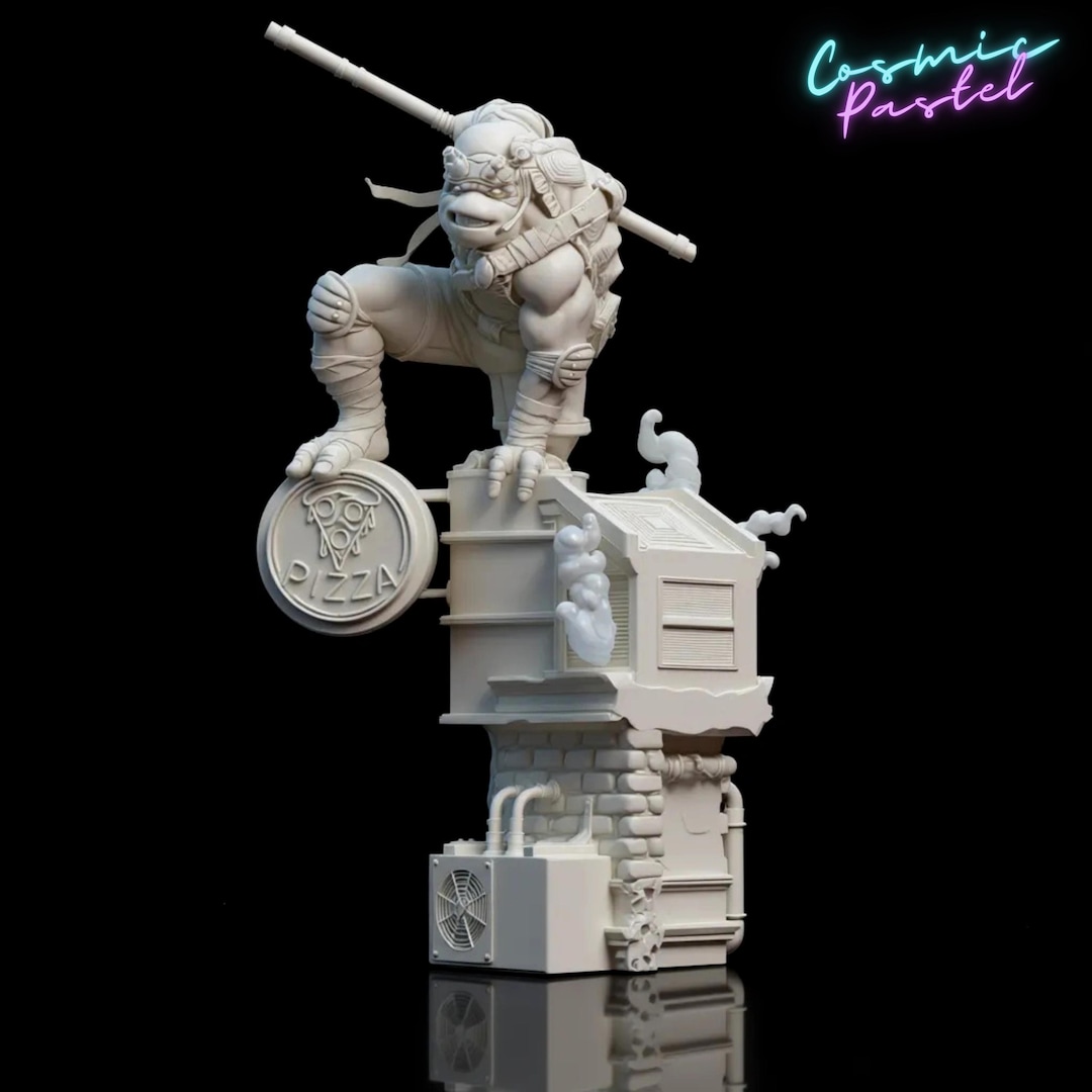 Donatello STL File | Ninja Turtle 3D Print Model | Collectible Statue ...