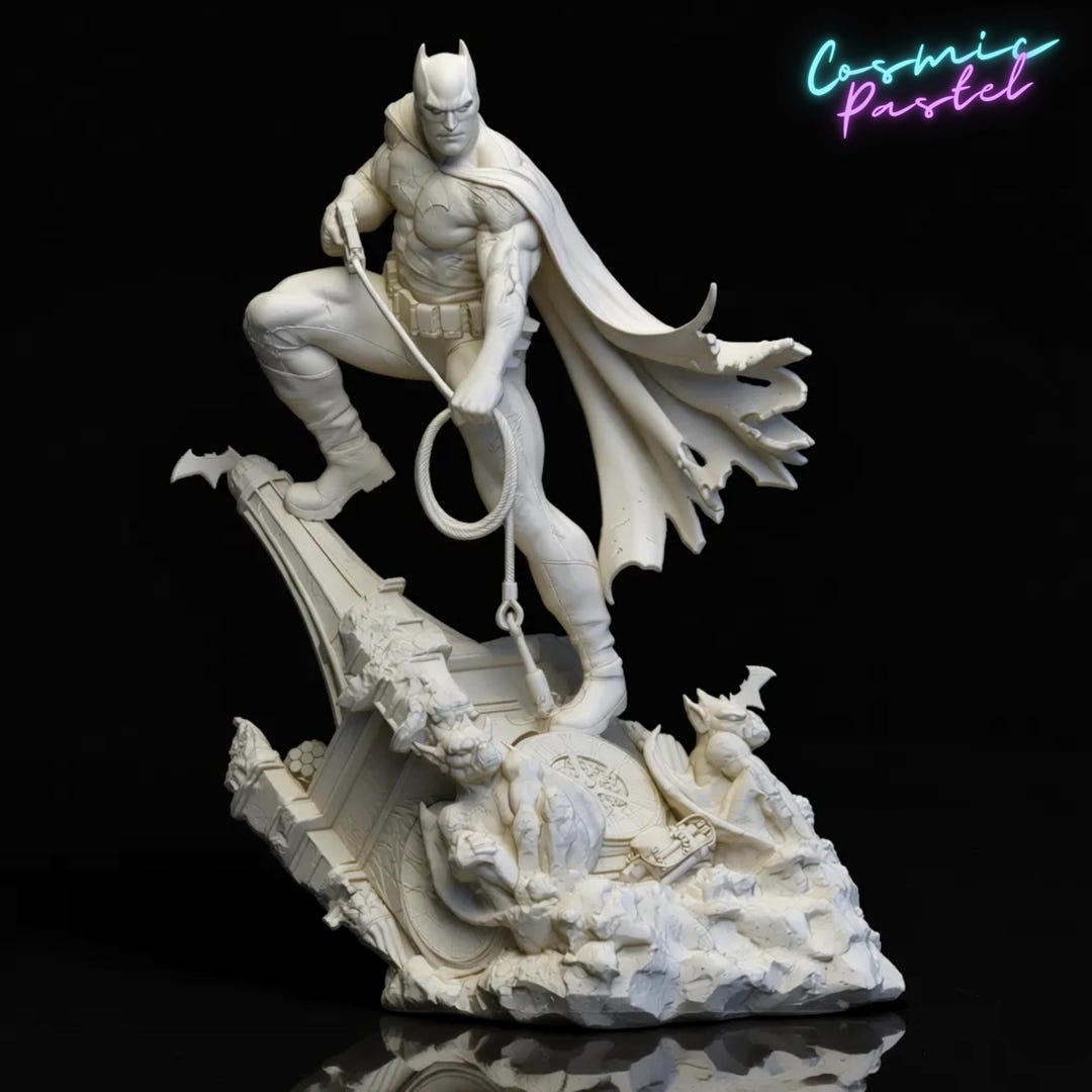 Batman Bust STL File | 3D Print Statue | Dark Knight Collector’s ...
