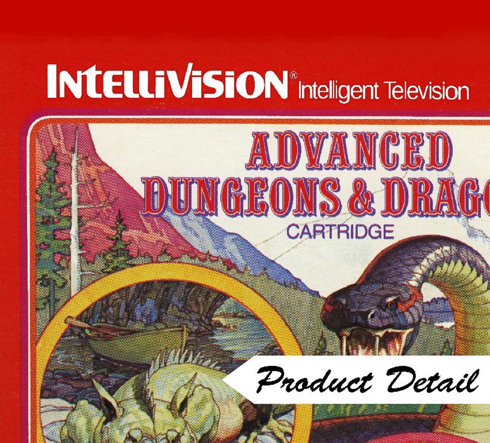 18x24 Inch Poster Advanced Dungeons & Dragons Intellivision 1982 ...