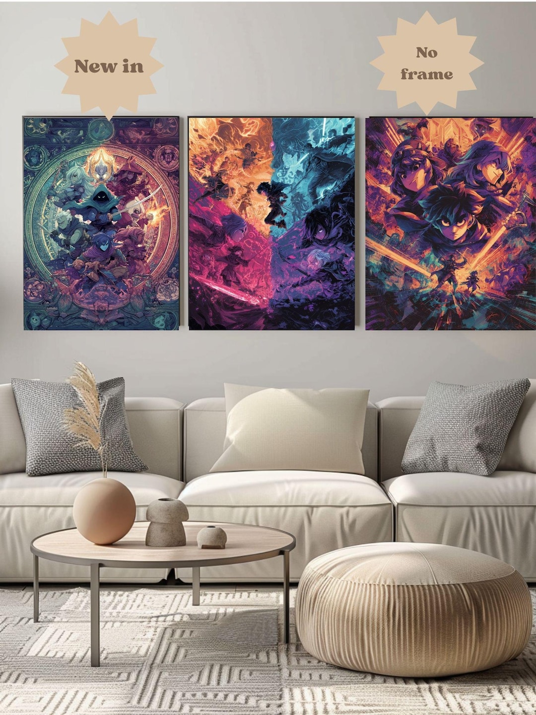 Deltarune Fantasy Posters: Dark World Map, Anime Style. One Posterone ...