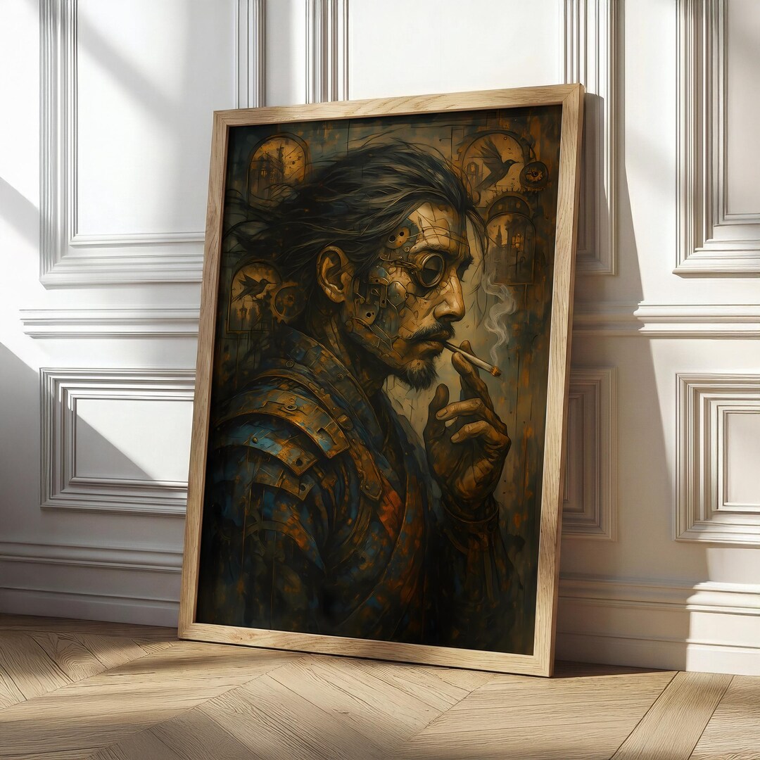 Steampunk Ronin Unframed Art Print - Etsy