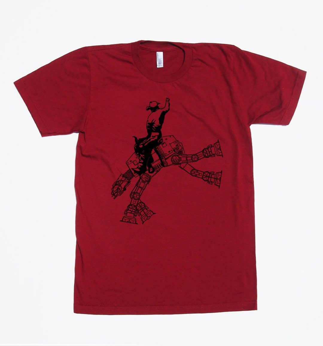 Star Wars Rodeo T-shirt: Cowboy Riding AT-AT - Etsy
