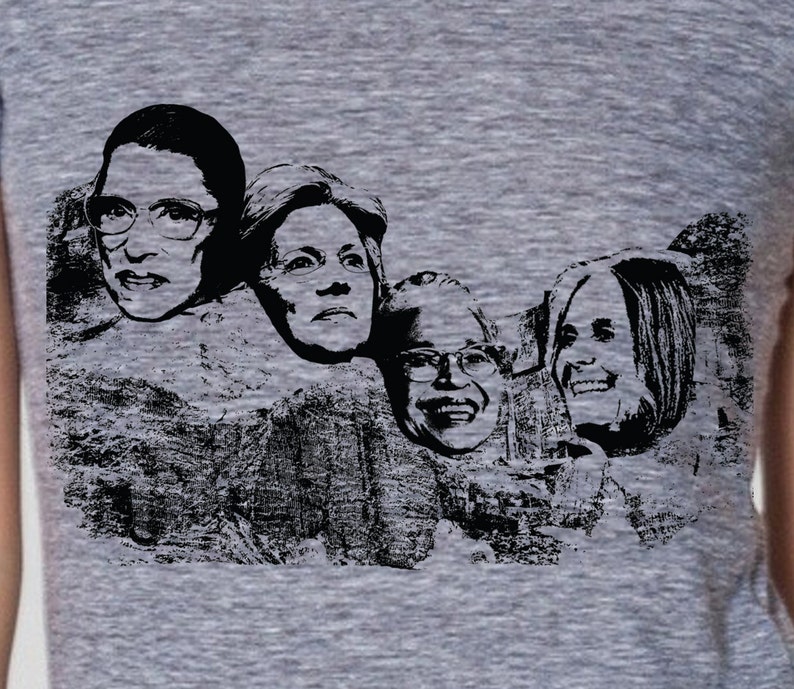 Great American Women on Mt Rushmore Womens Bella Canvas - Etsy