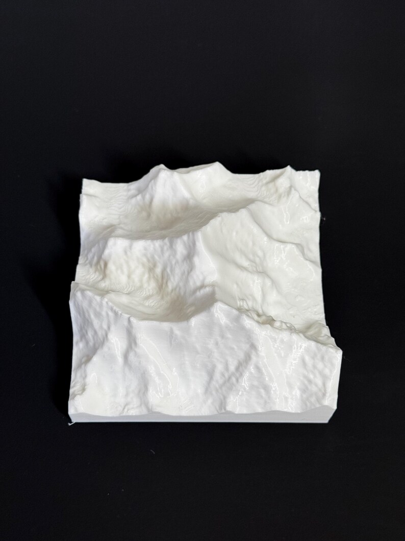 Mount Everest Topographic Model – Detailed Relief Map, 10 Cm - Etsy