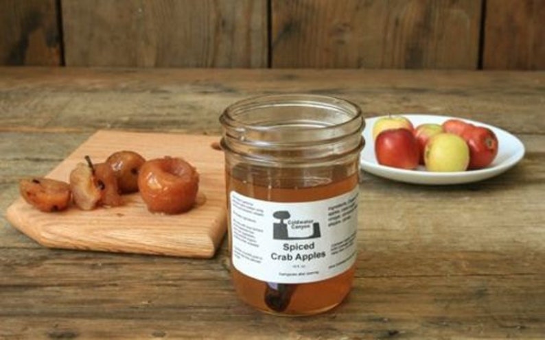 Spiced Crab Apples 16oz Delicious Vegan Food Gift for any | Etsy