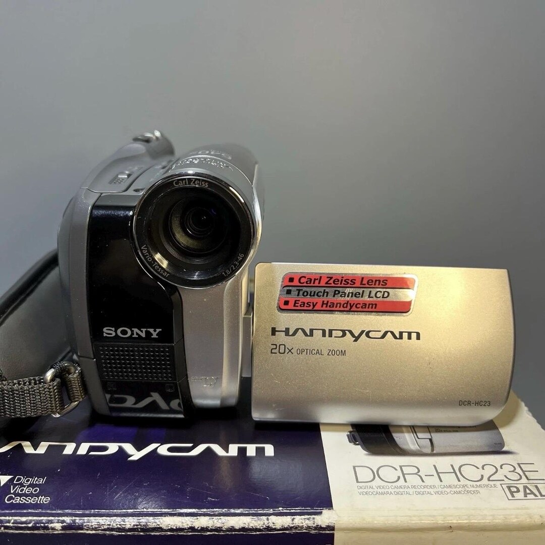 Rare Sony Handycam DCR-HC23 Mini DV Camcorder - Box - Etsy UK