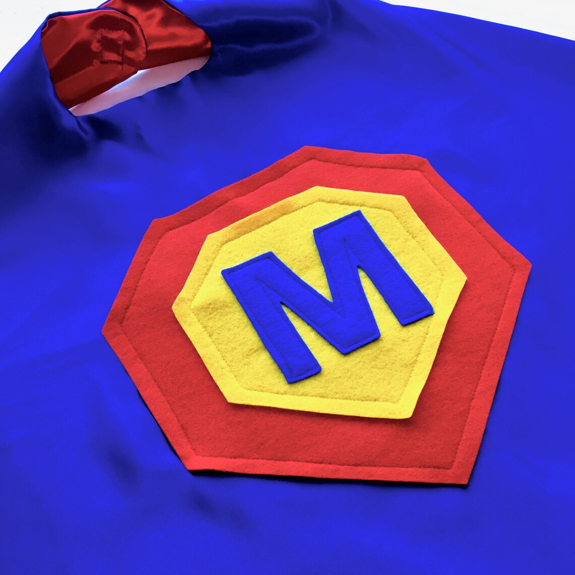 Personalized Blue Satin Superhero Cape - Etsy