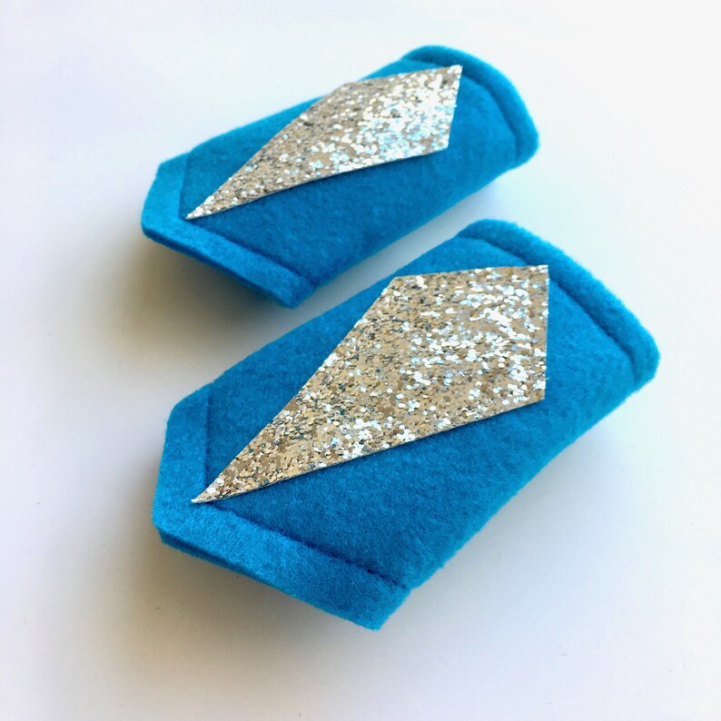 Superhero Girl Aqua Power Wrist Cuffs - Etsy