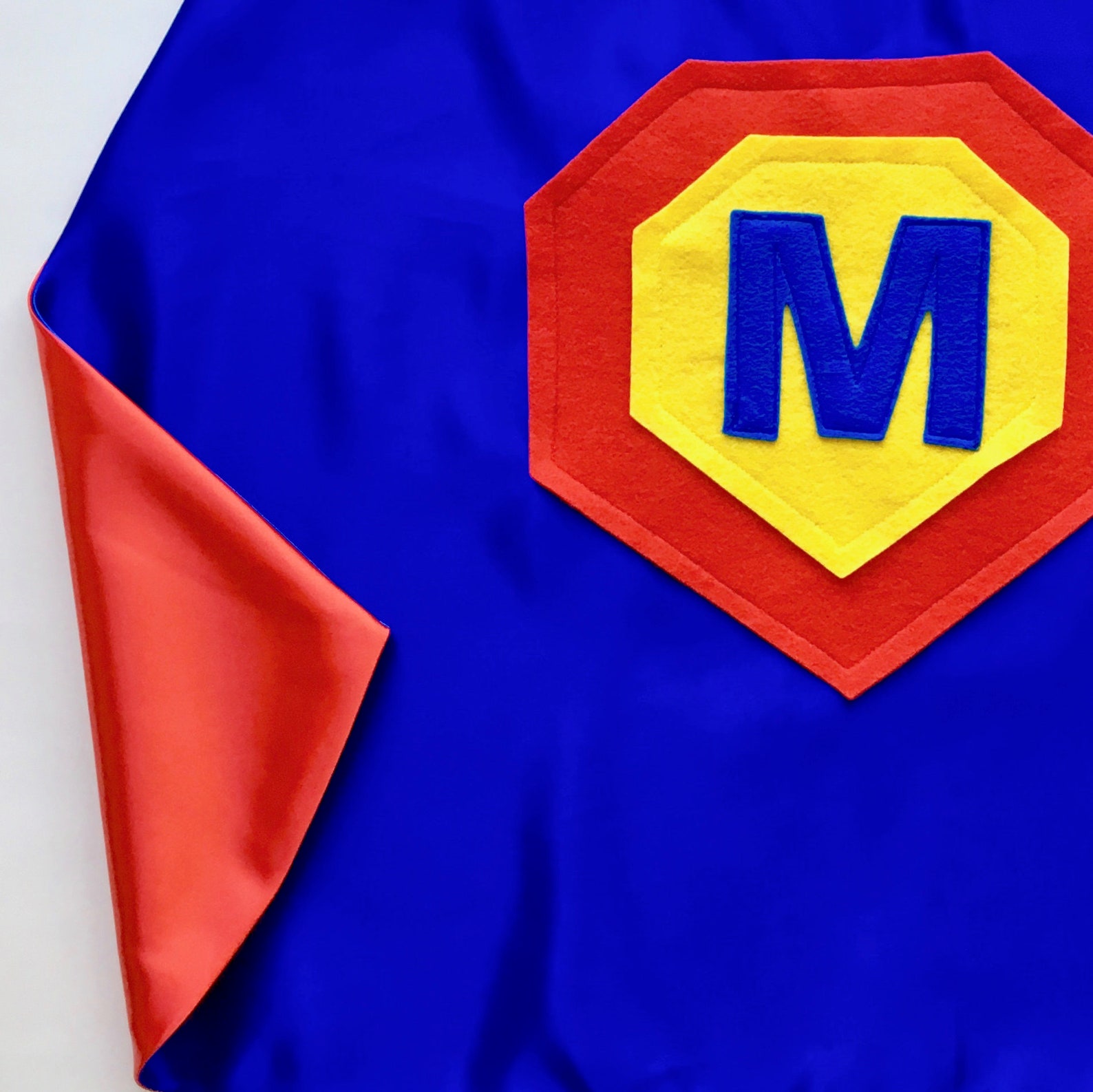 Personalized Blue Satin Superhero Cape - Etsy
