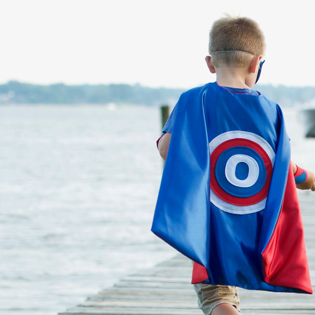 Personalized All American Cape With Bullseye Emblem - Etsy