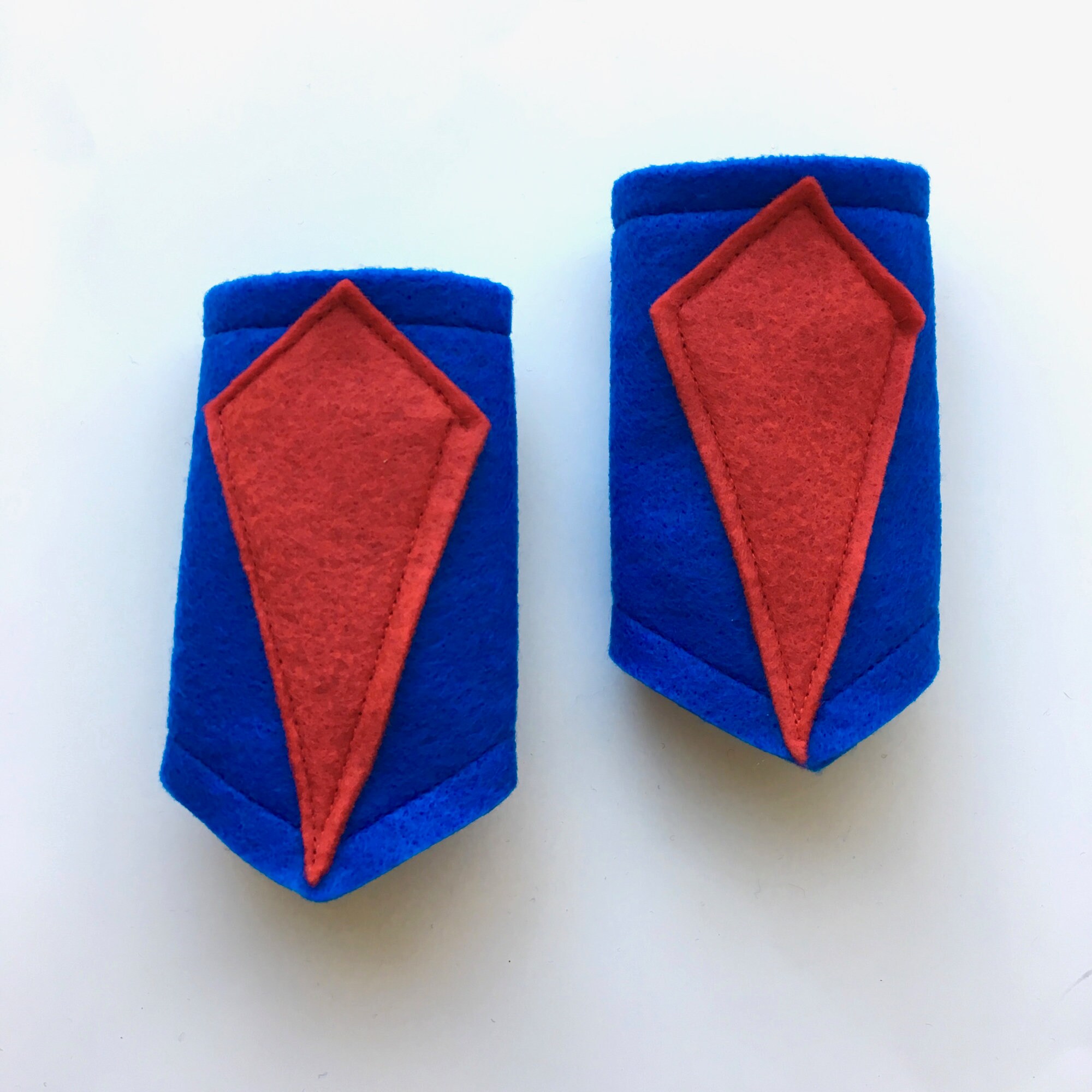 Super Hero Blue Power Wrist Cuffs - Etsy