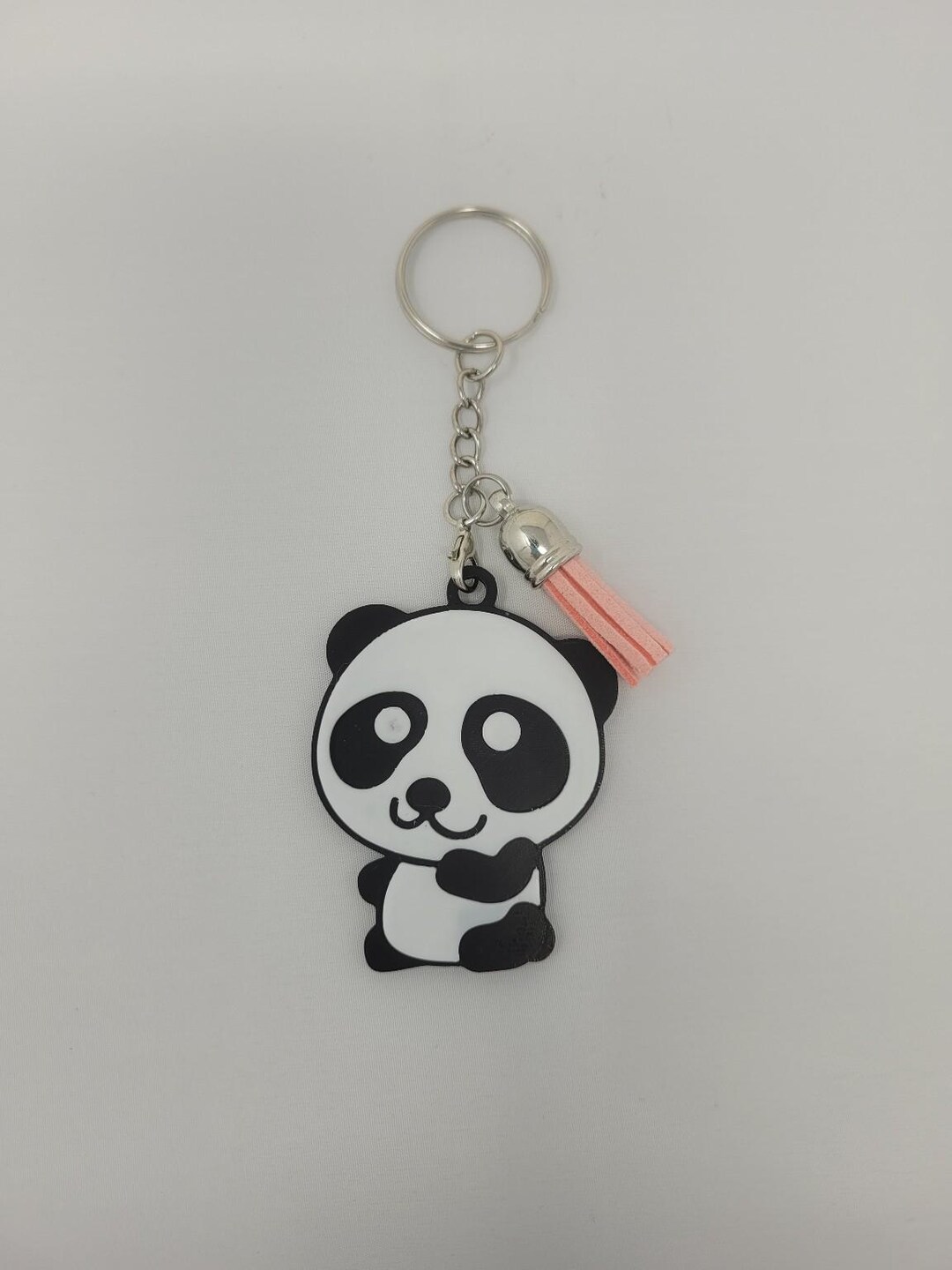 Kawaii Panda Keychain – Cute 3D Printed Panda Charm With Color Tassel ...