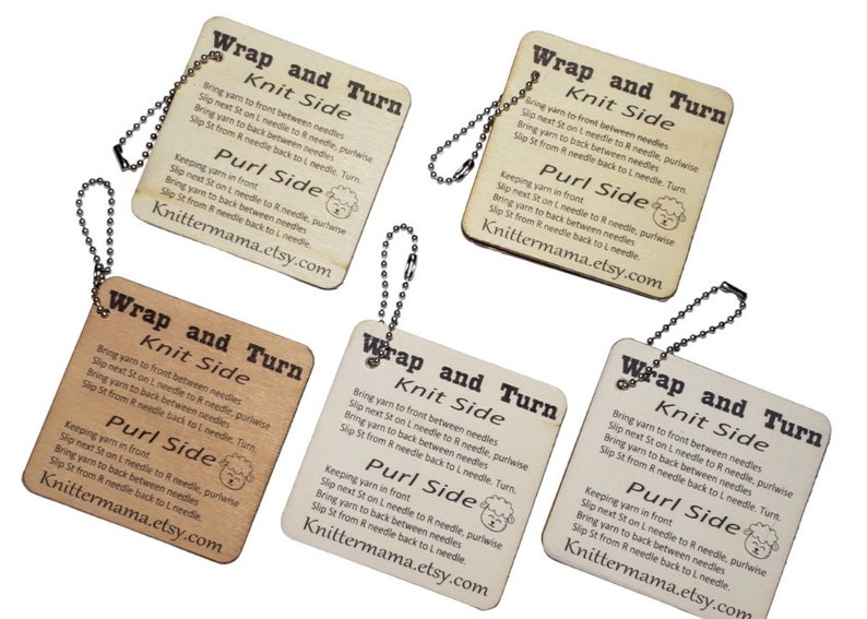 Kitchener Stitch, Wrap & Turn, Make 1 Right, Make 1 Left, German Short ...