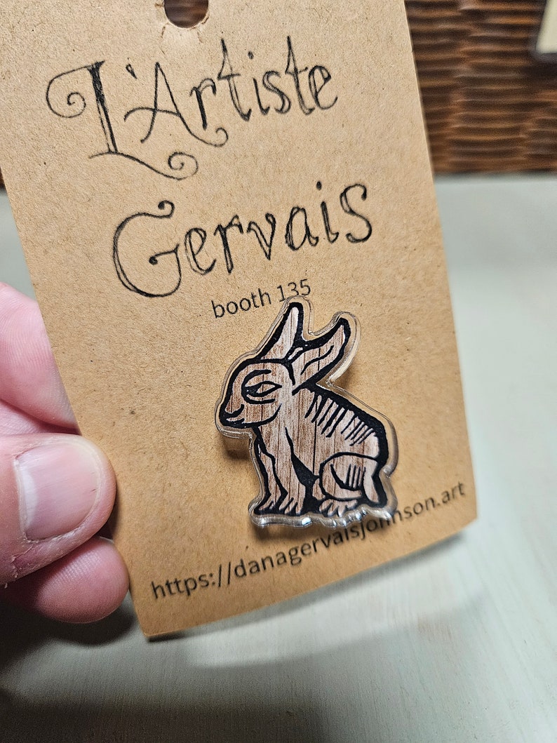 Medieval Animal Pins 4 Linocut Designs - Etsy