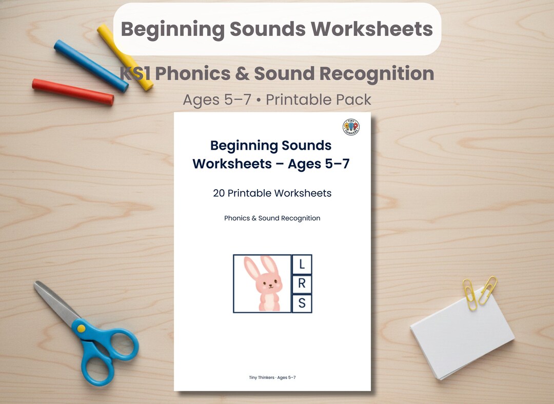 Beginning Sounds Worksheets | Phonics Sound Recognition | Ages 5–7 ...