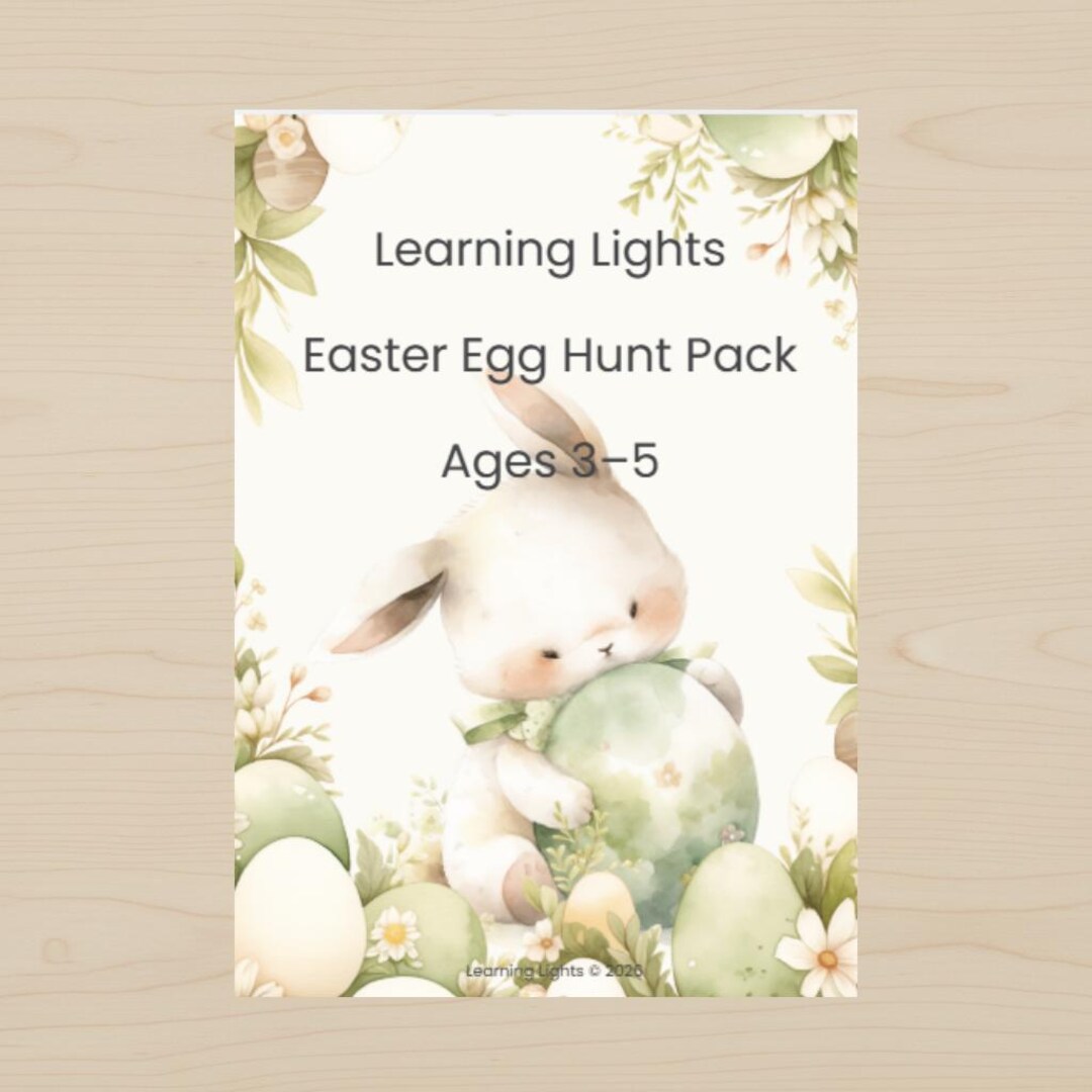 Easter Egg Hunt Activity Pack for Preschool | Learning Lights (LL ...