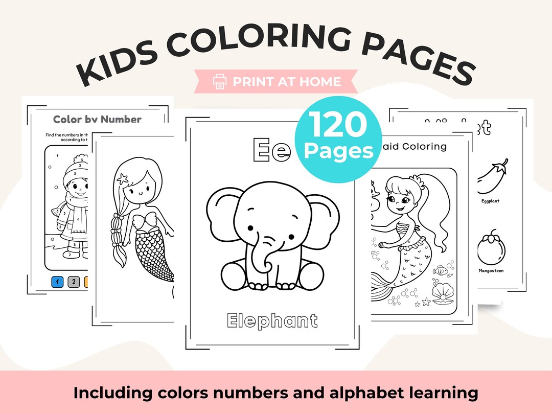 Preschool Colors Numbers Alphabet Worksheets | Kids Printable Coloring ...