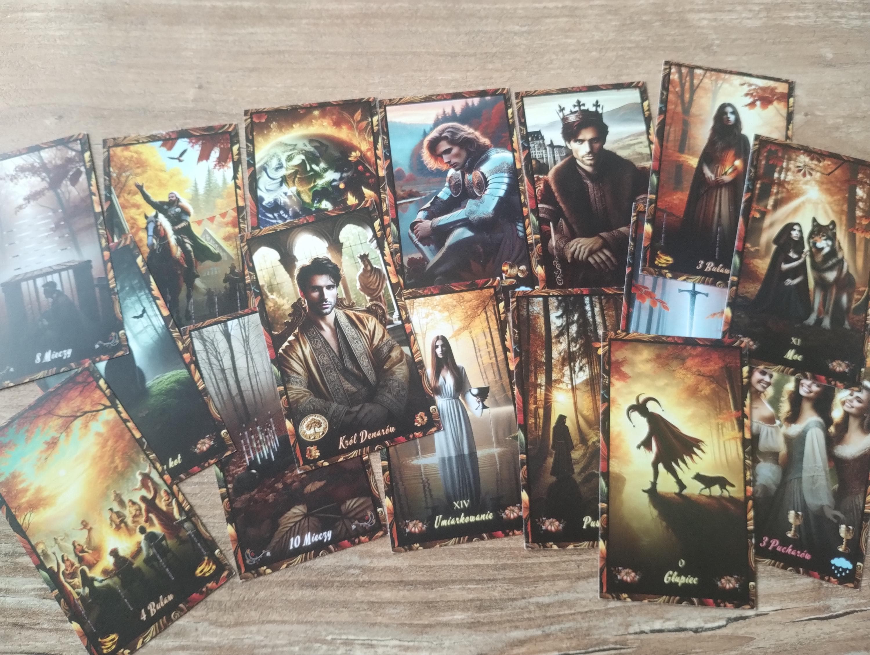 Tarot of Falling Leaves – Printable Tarot Deck PDF (A4 Size, 78 Cards ...