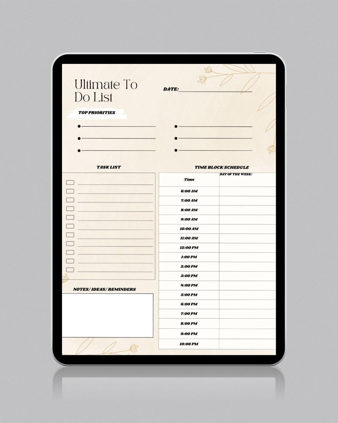 Ultimate Digital To-do List | All-in-one Productivity Planner ...
