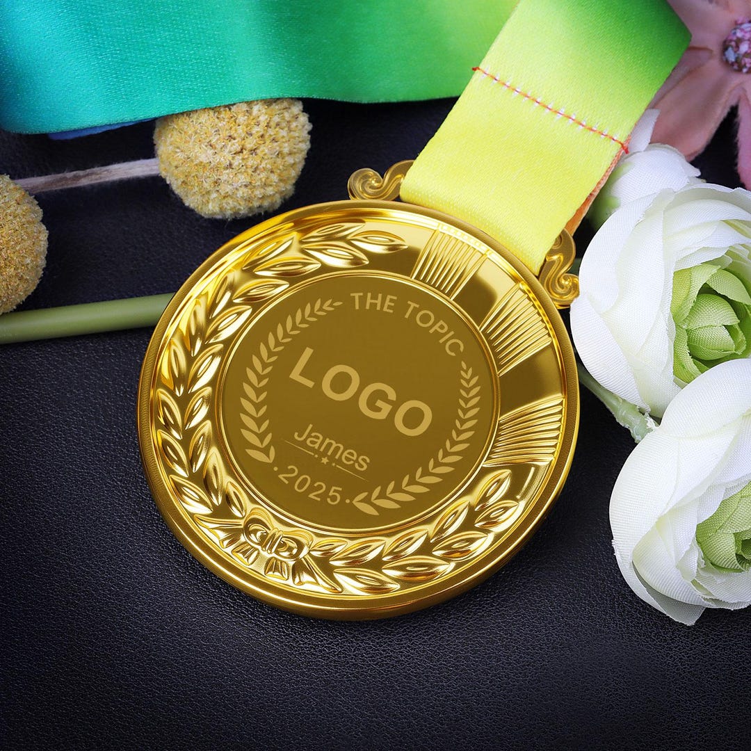 Personalized Gold Medals, Sport Custom Engraved Medals, Race Award ...