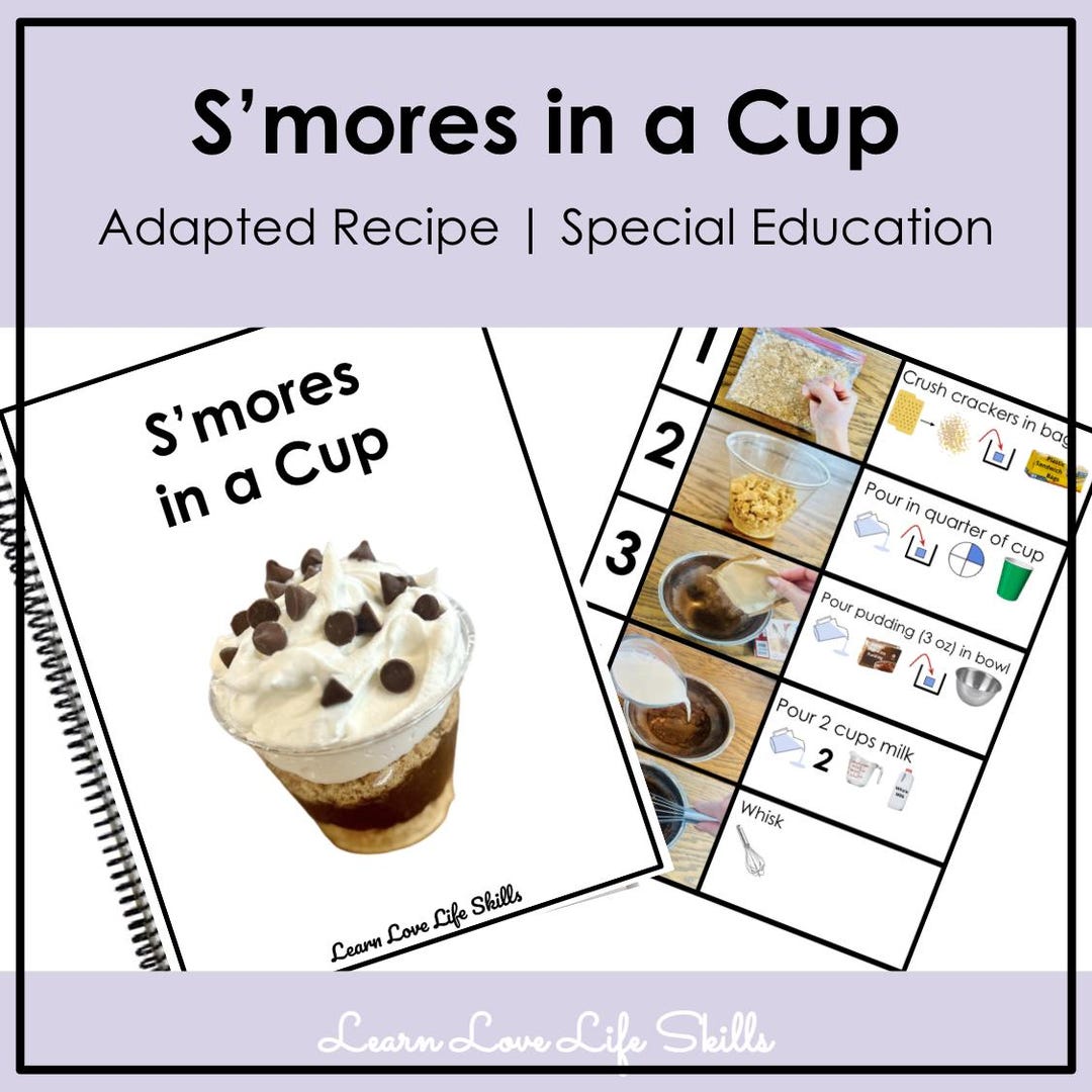 S'mores in a Cup Adapted Cooking Recipe | REAL Pictures | Special ...