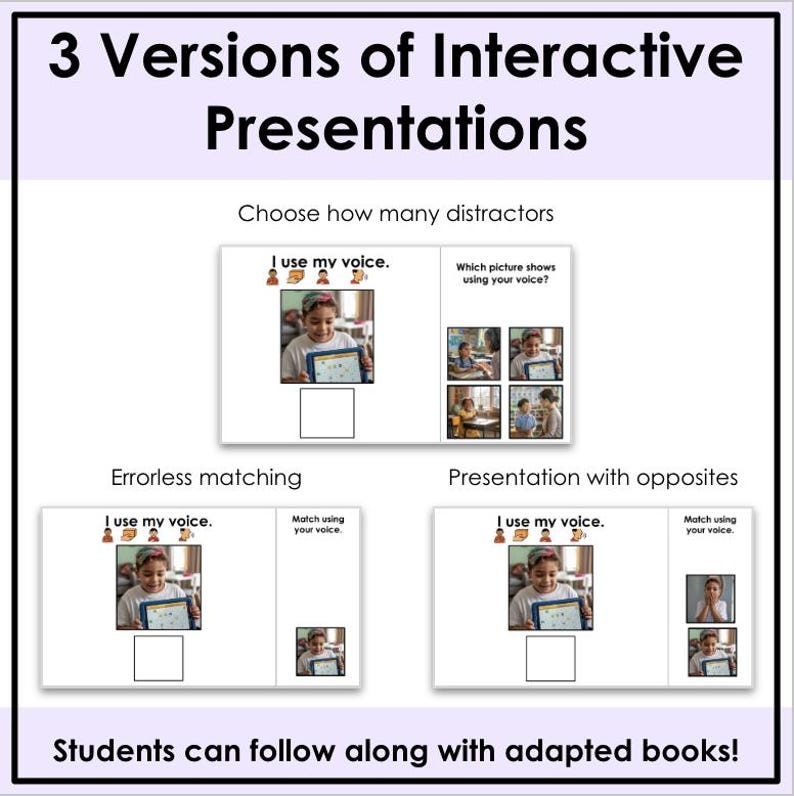 Classroom Rules Adapted Books, Presentation & Posters | Special ...