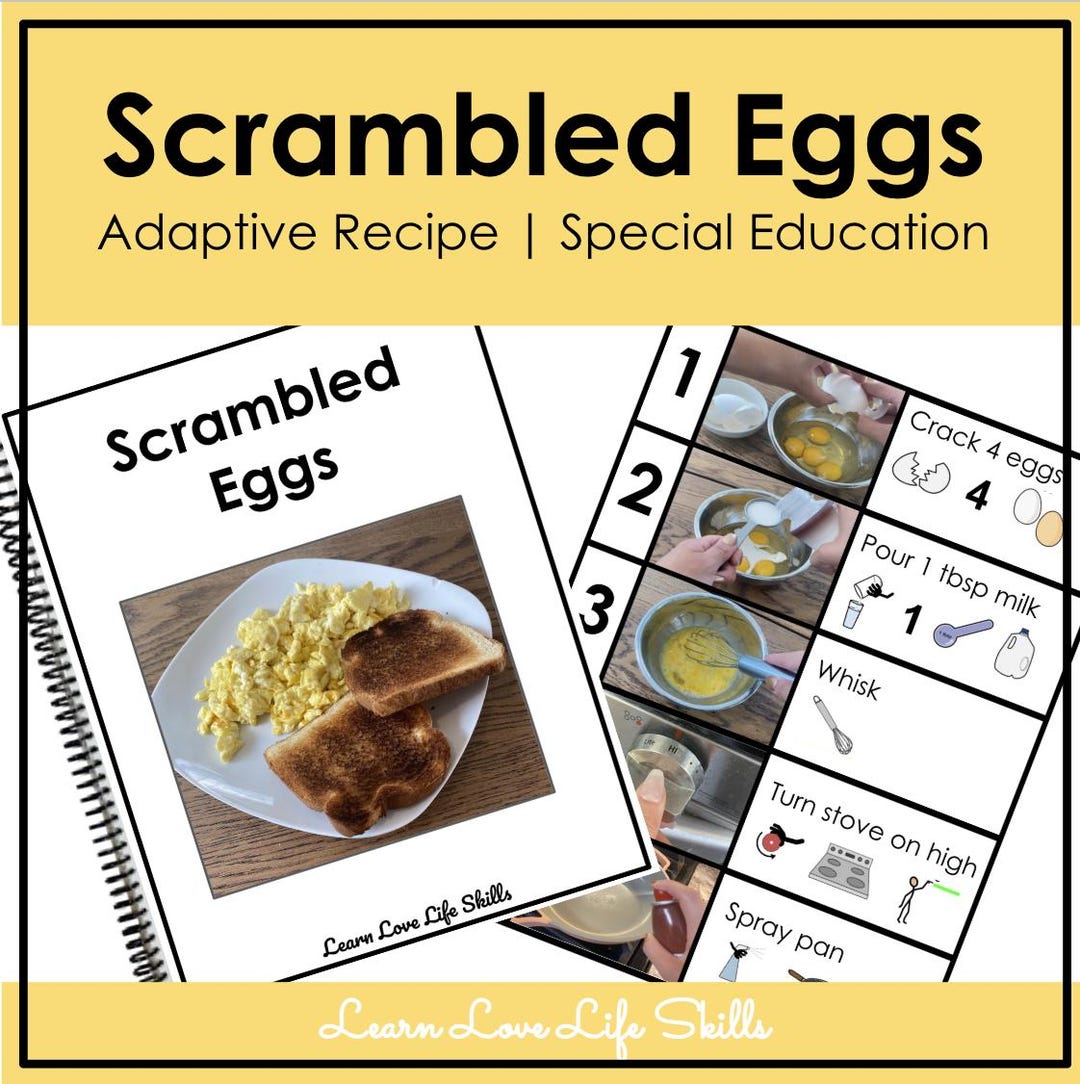 Scrambled Eggs Adapted Cooking Recipe | REAL Pictures | Special ...